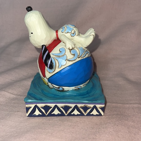 Peanuts | Art | Snoopy On A Beach Ball Figurine | Poshmark